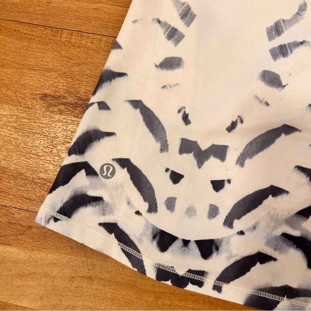 Lululemon Amala Pretty Plume Angel Wing Black Tank To… - Gem
